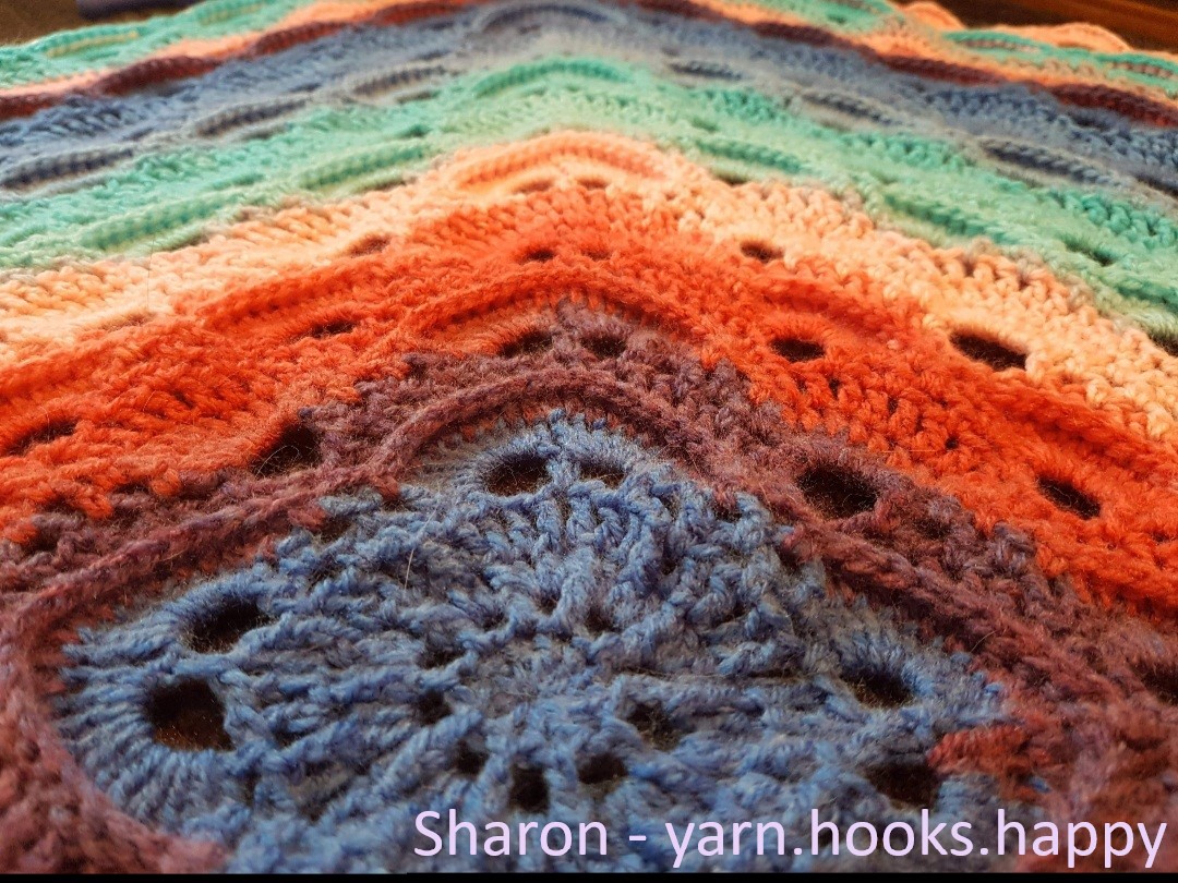 Textured Virus Blanket Free Crochet Pattern ⋆ AmethyStormCrochet